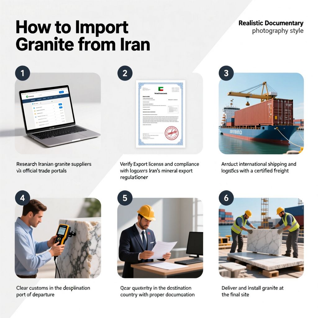How to Import Granite from Iran Step by Step - Iran Stone Market | Slab ...